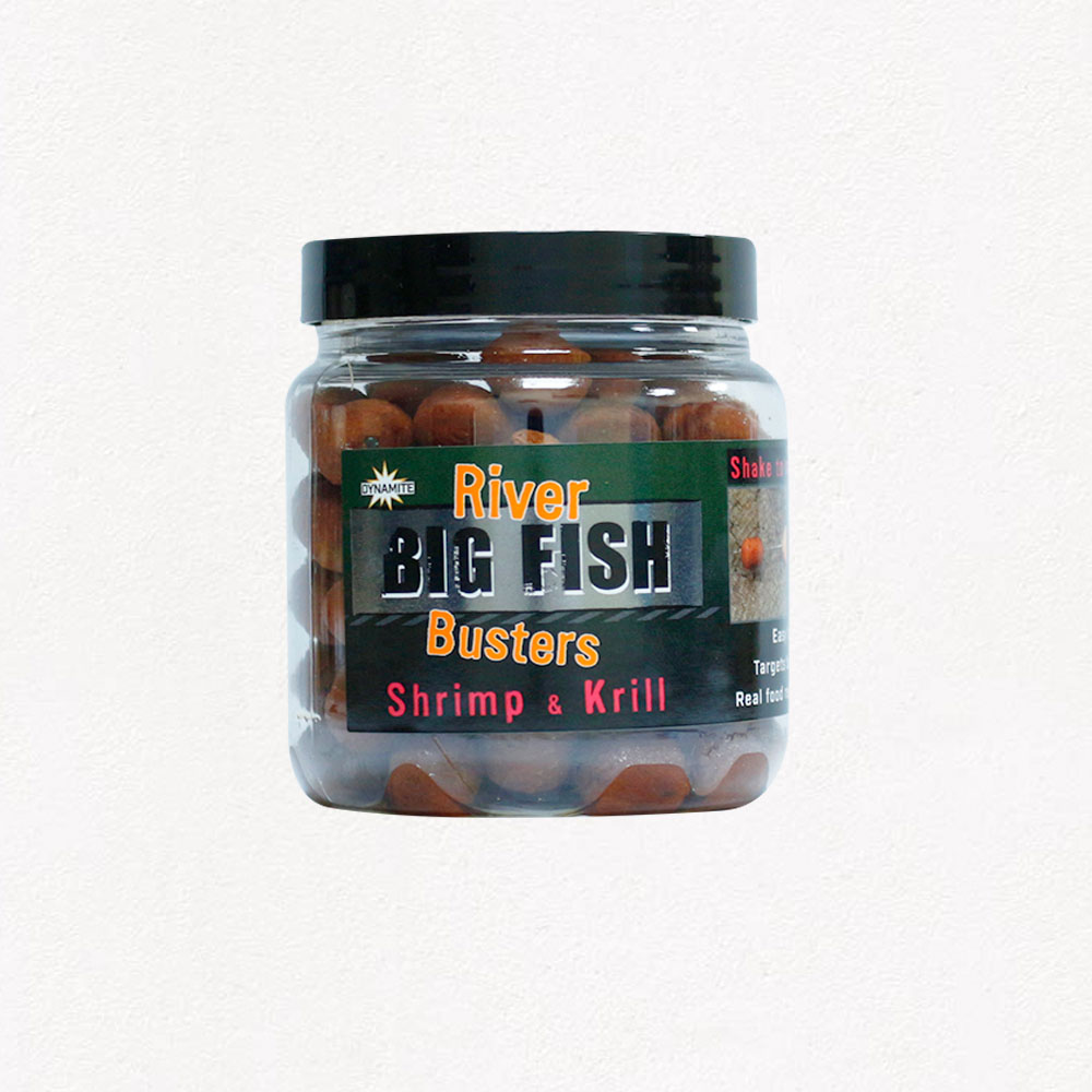 Big Fish River Busters Hookbaits - Shrimp & Krill - Dynamite Baits
